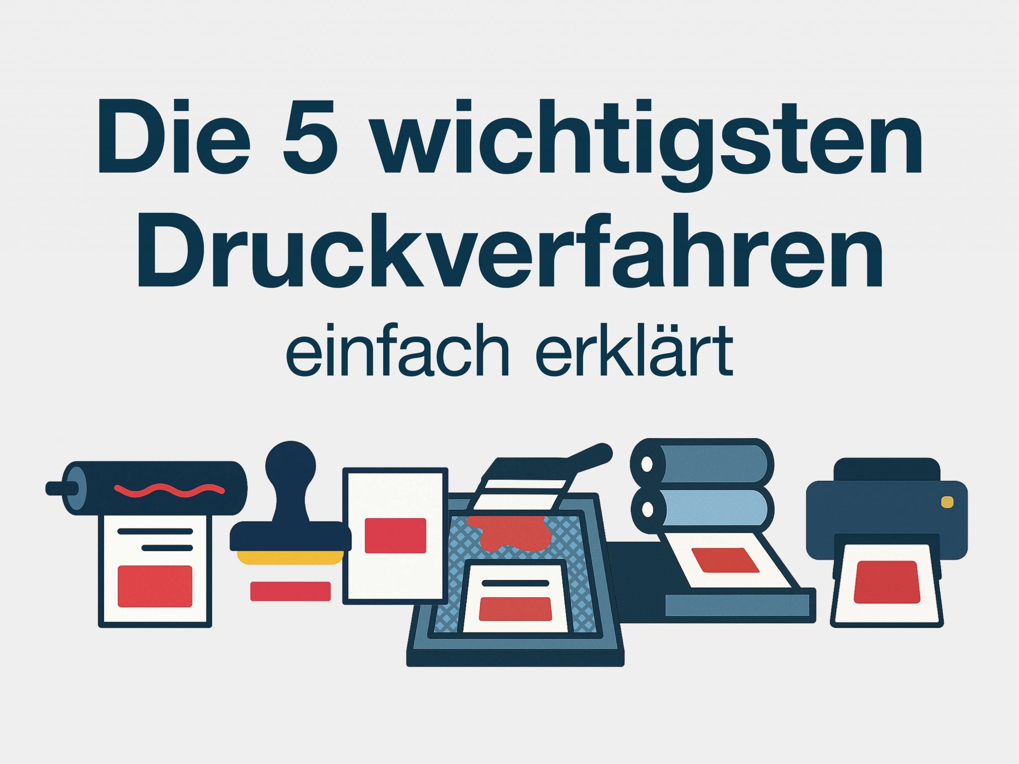 Die 5 wichtigsten Druckverfahren einfach erklärt - Dialogidee